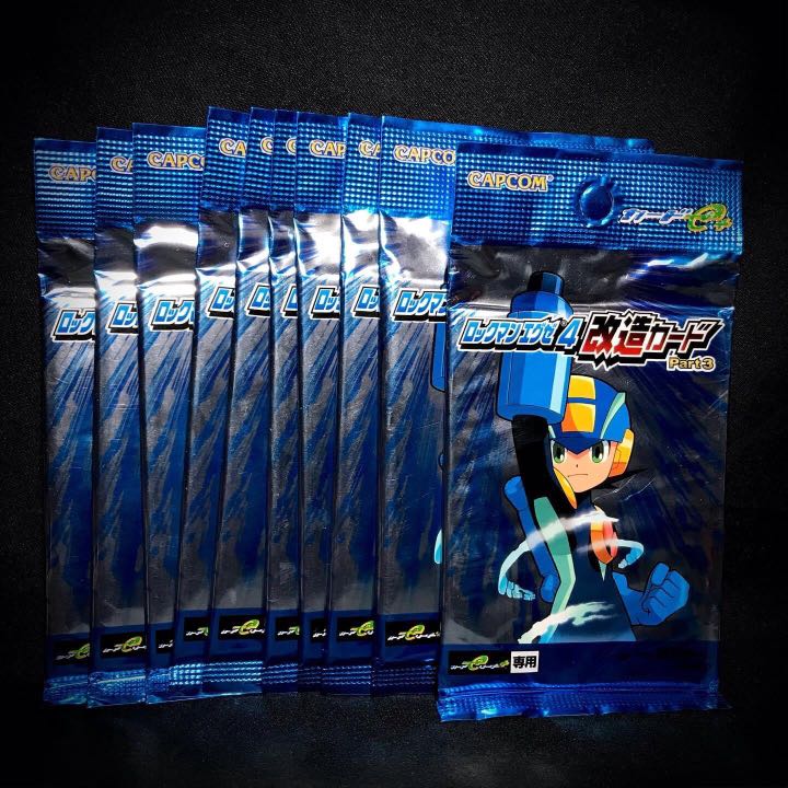 Japanese Capcom Rockman (Megaman) EXE 4 Part 3 Cards - 5 cards per pack ...