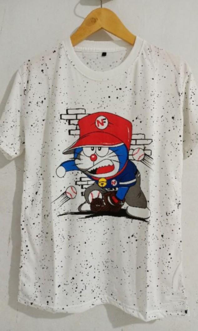 baju doraemon putih