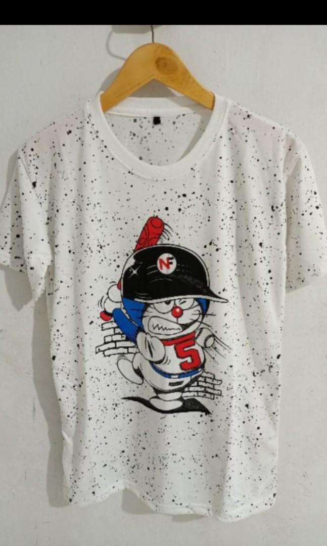 baju doraemon putih
