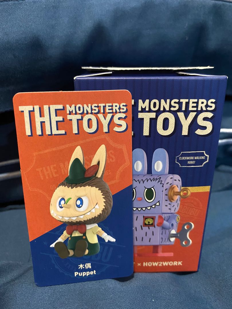 Labubu monster toy Puppet, Hobbies & Toys, Toys & Games on Carousell