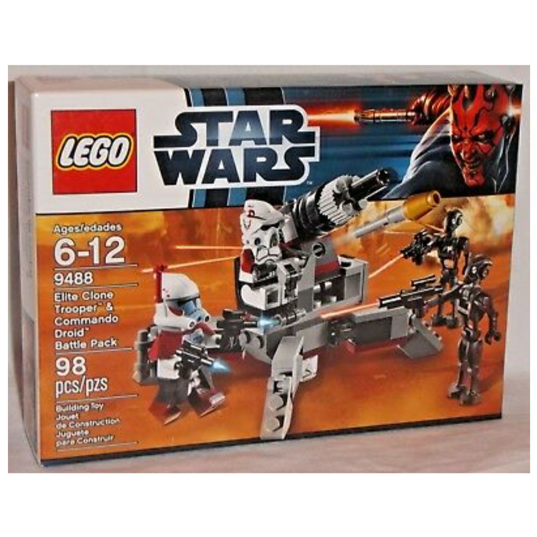 LEGO 9488 Star Wars ELITE CLONE TROOPER COMMANDO DROID BATTLE Army ...