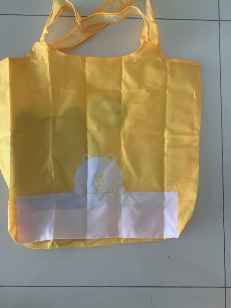 Line friends Recycling bag from Watsons, Everything Else on Carousell