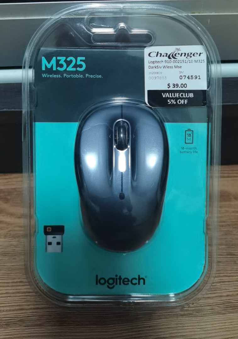 Logitech M325 Wirless mouse, Computers & Tech, Parts & Accessories ...