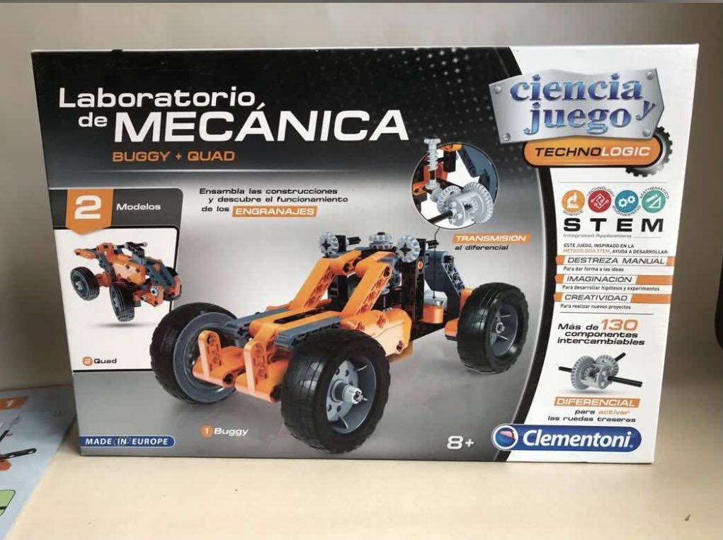 Mechanical lab buggy and quad cars built toy Clementoni, Hobbies & Toys ...