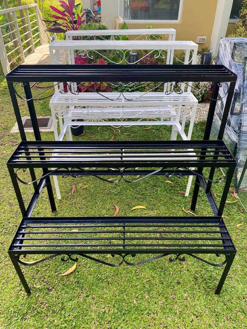 Metal Plant Rack with mesh grid, Furniture & Home Living, Gardening ...
