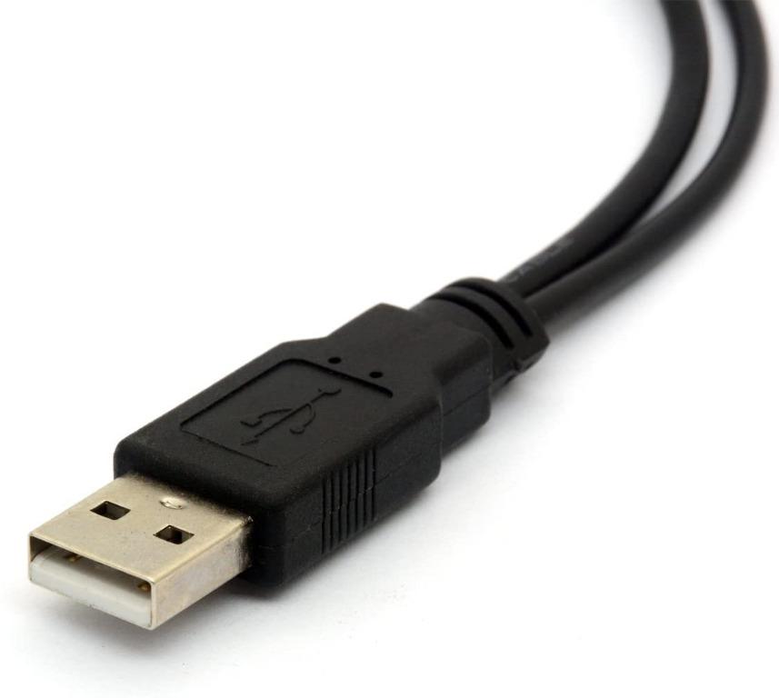 Micro USB Cable Y Splitter USB 2.0 A to Dual Micro B Power Enhancer Hub ...