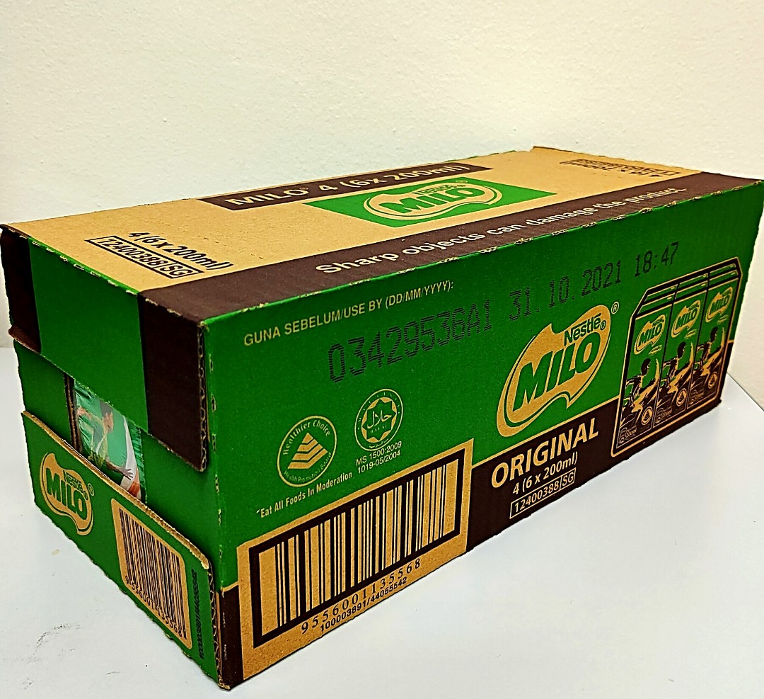 Milo UHT Chocolate Malt 24/Pkt/Ctn, Food & Drinks, Beverages on Carousell