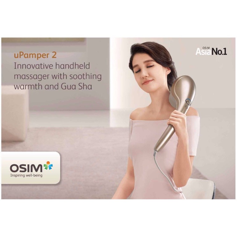 Osim uPamper 2 handheld massage, Health & Nutrition, Massage Devices on ...