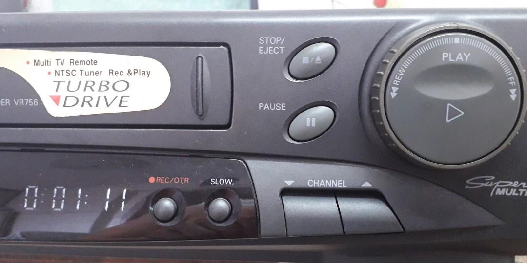 Philips 6 Heads Hi-Fi Stereo VHS/VCR/Video Cassette Player/Recorder ...