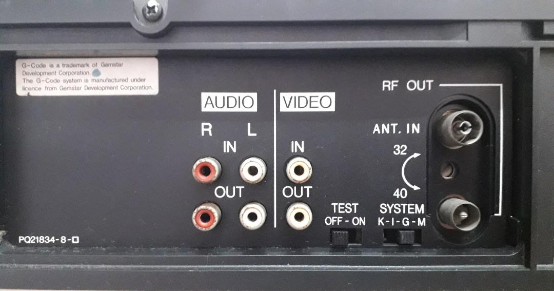 Philips 6 Heads Hi-Fi Stereo VHS/VCR/Video Cassette Player/Recorder ...