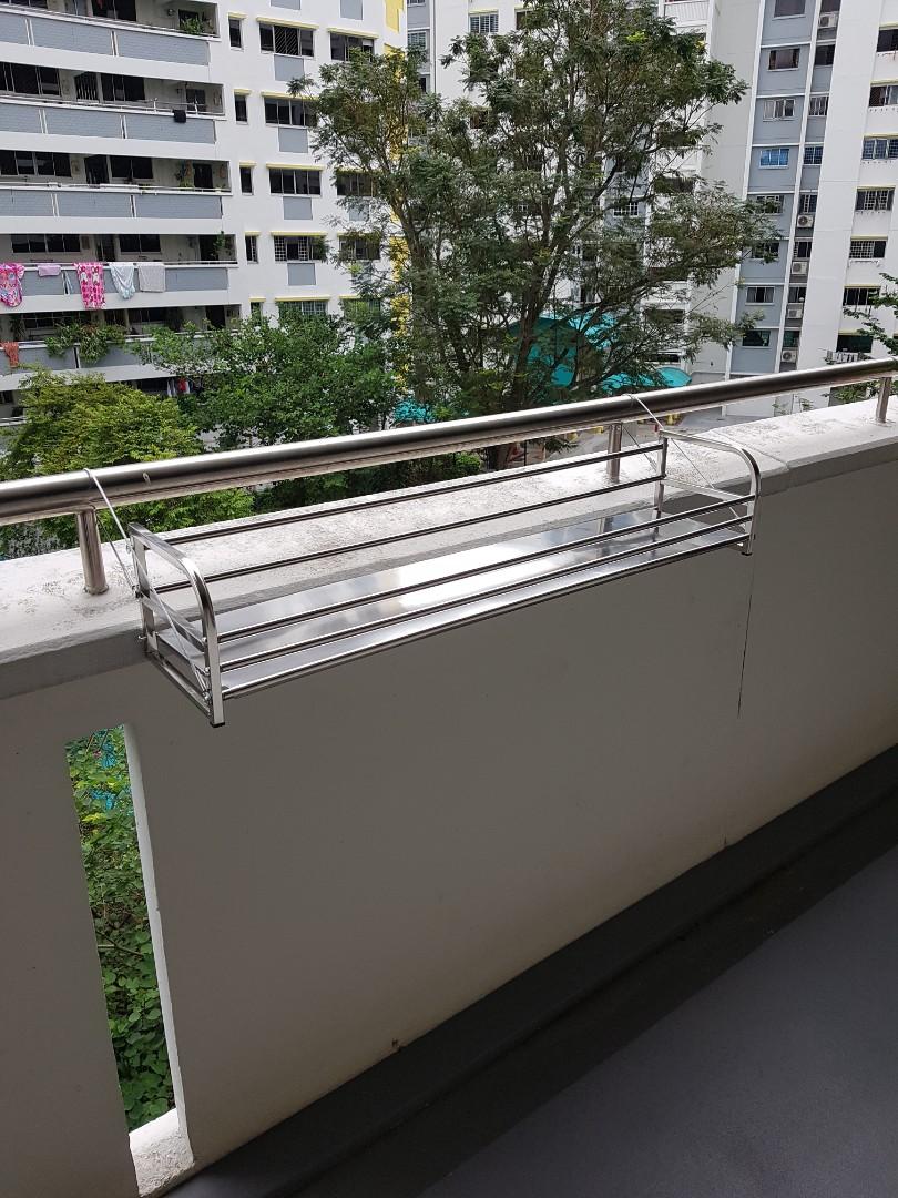 READY STOCK Plant Rack Planter Flower Pots Stainless Steel Classy ...