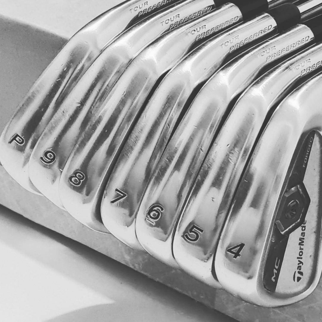 Rare Taylormade MC full set iron forged 4-P, Sports Equipment, Sports ...