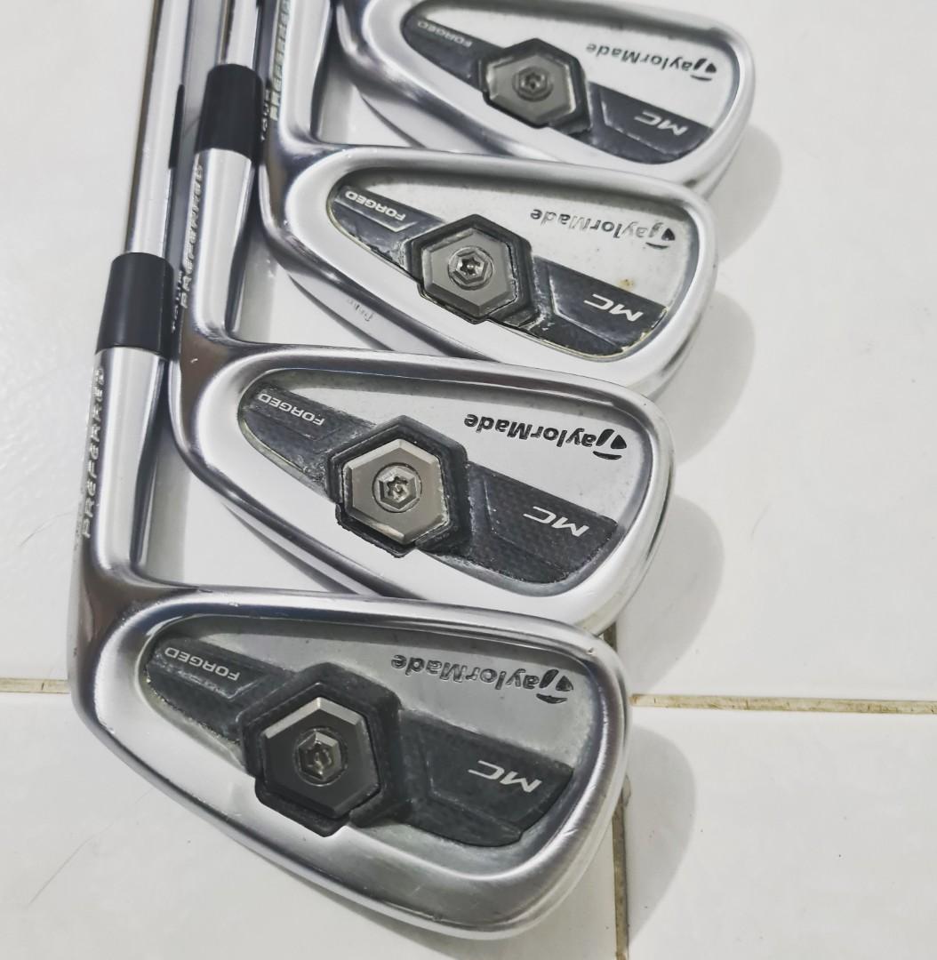 Rare Taylormade MC full set iron forged 4-P, Sports Equipment, Sports ...