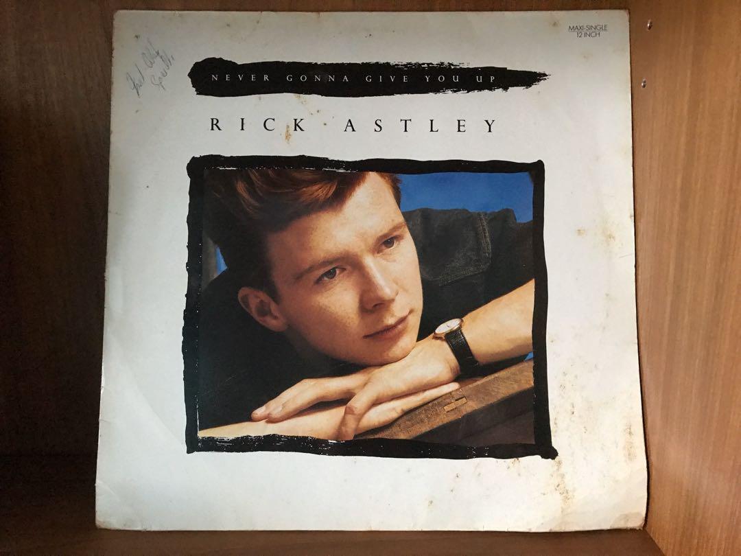Rick Astley 12 inch Vinyl (1987 original), Hobbies & Toys, Music ...