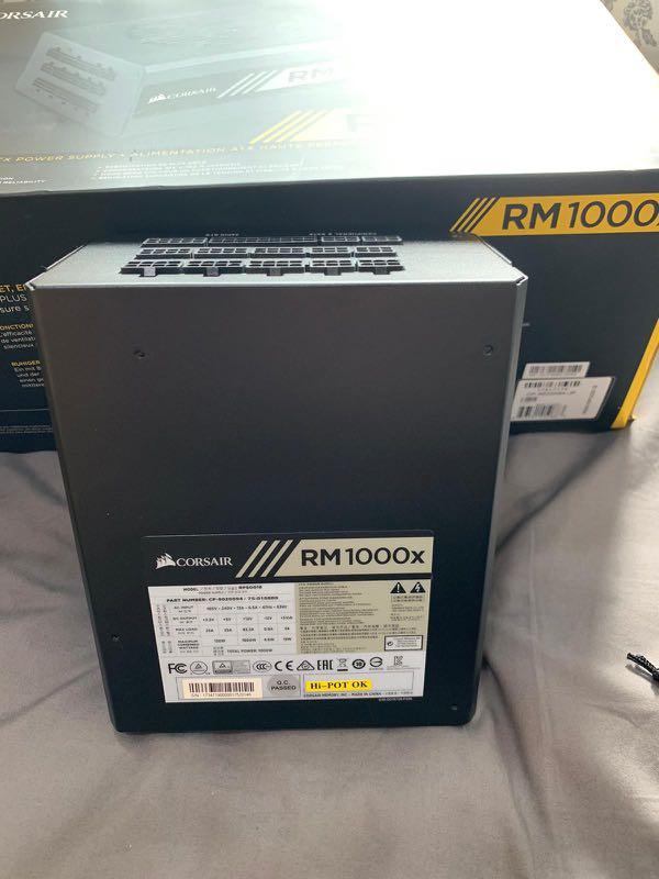 RMx Series™ RM1000x — 1000 Watt 80 PLUS® Gold Certified Fully Modular ...