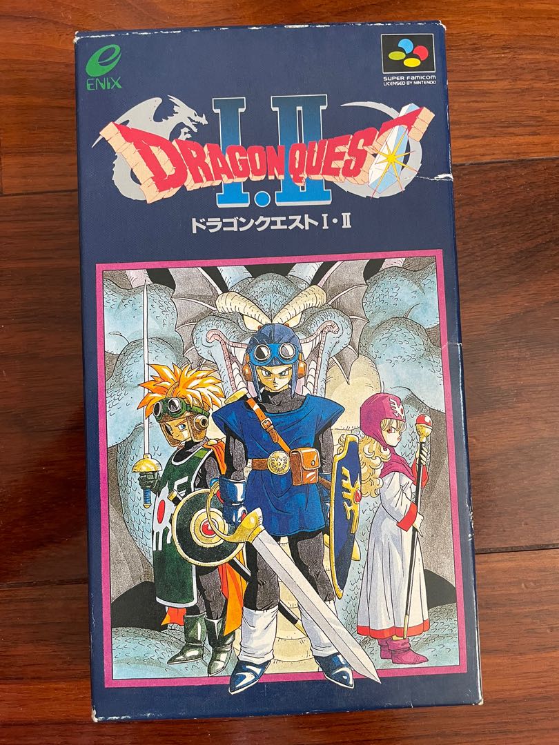 SFC 勇者鬥惡龍 1&2 Dragon Quest 1&2 SNES NES FC, 電子遊戲, 電子遊戲, Nintendo 任天堂 ...