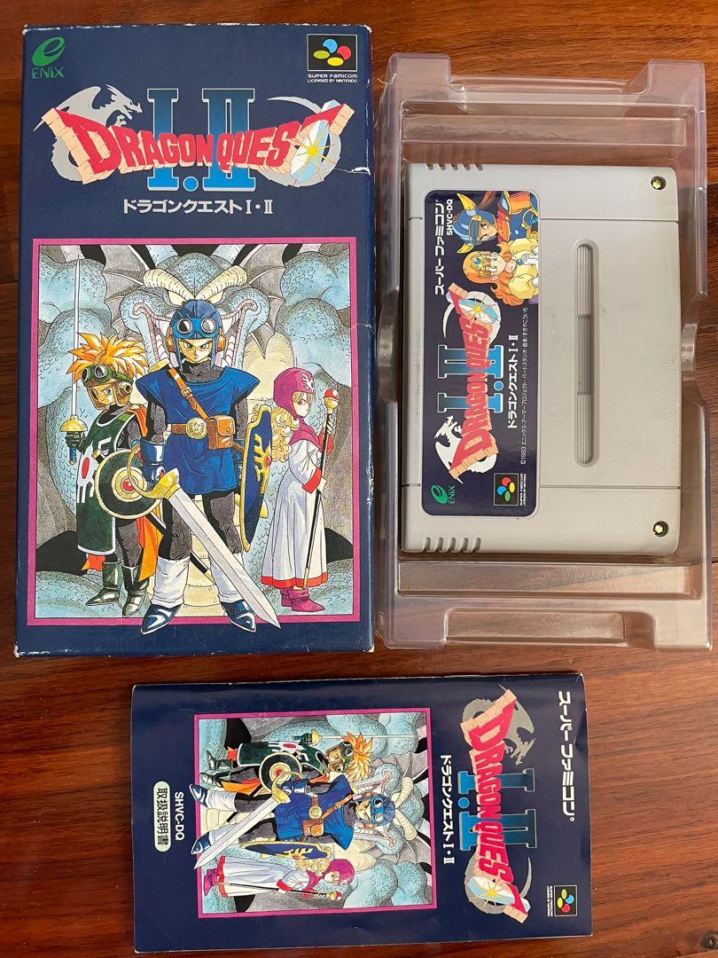 SFC 勇者鬥惡龍 1&2 Dragon Quest 1&2 SNES NES FC, 電子遊戲, 電子遊戲, Nintendo 任天堂 ...