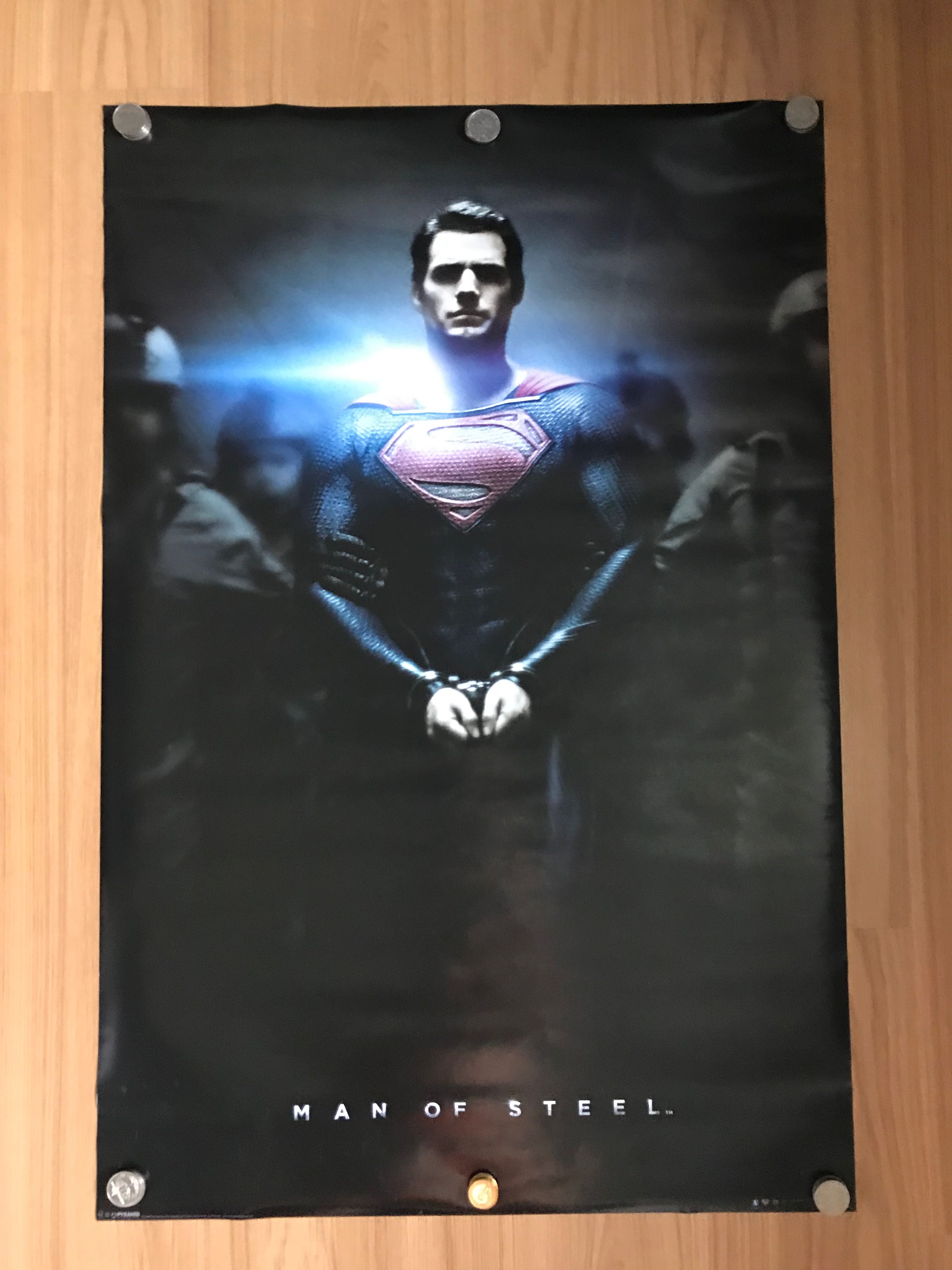 Superman - Man of Steel Movie Poster - Handcuffs, Hobbies & Toys ...