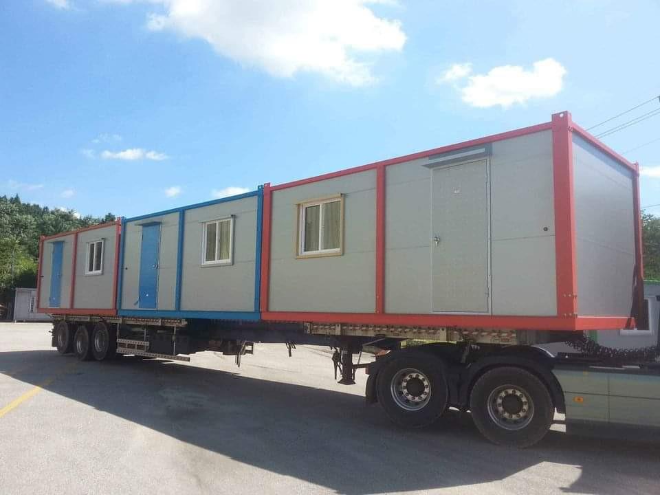 TRAILER CONTAINER VAN / MOBILE CONTAINER VAN / BARRACKS / OFFICE ...