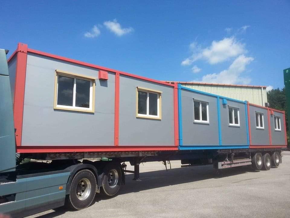 TRAILER VAN / MOBILE CONTAINER VAN / BARRACKS / OFFICE / HOUSE ...