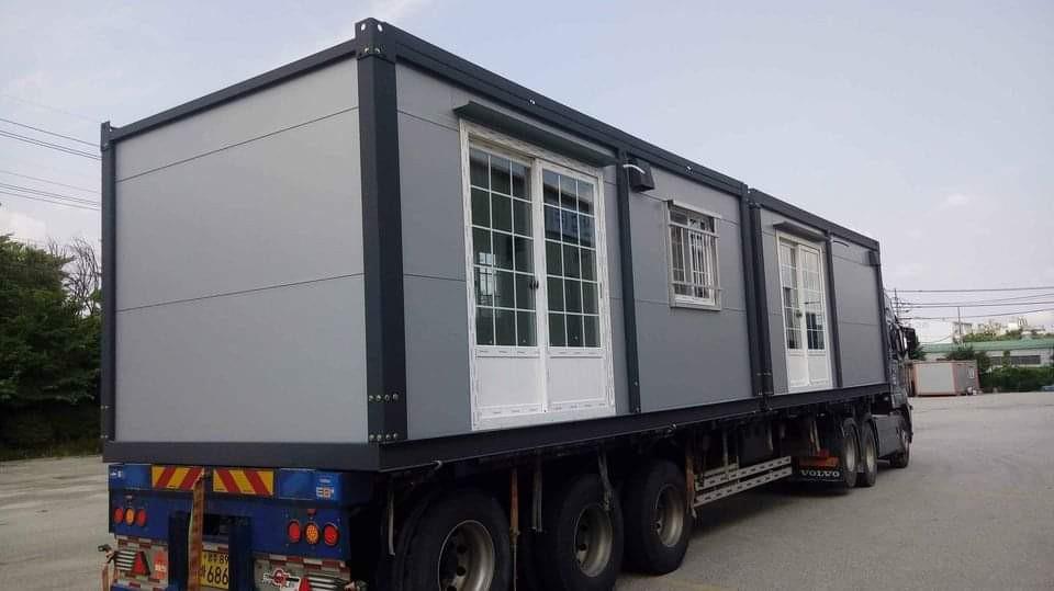 TRAILER VAN / MOBILE CONTAINER VAN / BARRACKS / OFFICE / HOUSE ...