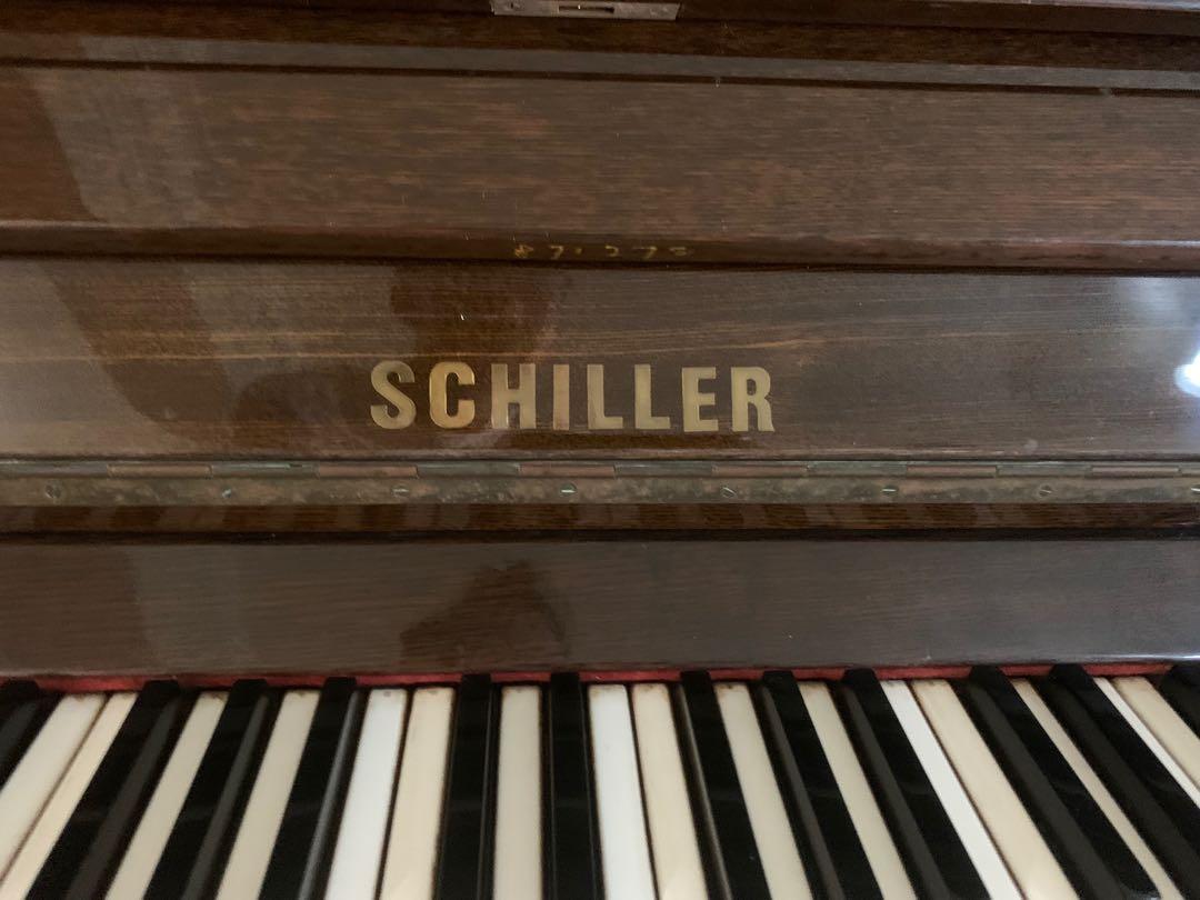 Upright Schiller Piano, Hobbies & Toys, Music & Media, Musical ...