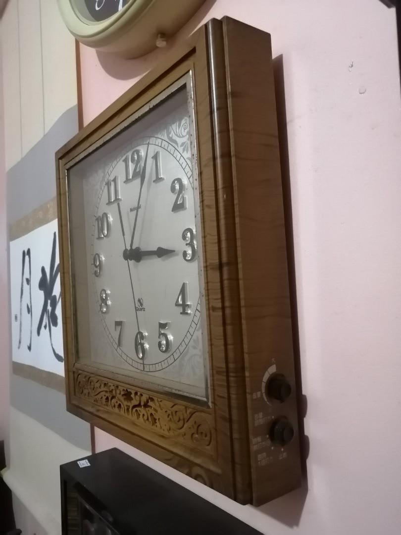Vintage National wall clock, Hobbies & Toys, Memorabilia & Collectibles ...