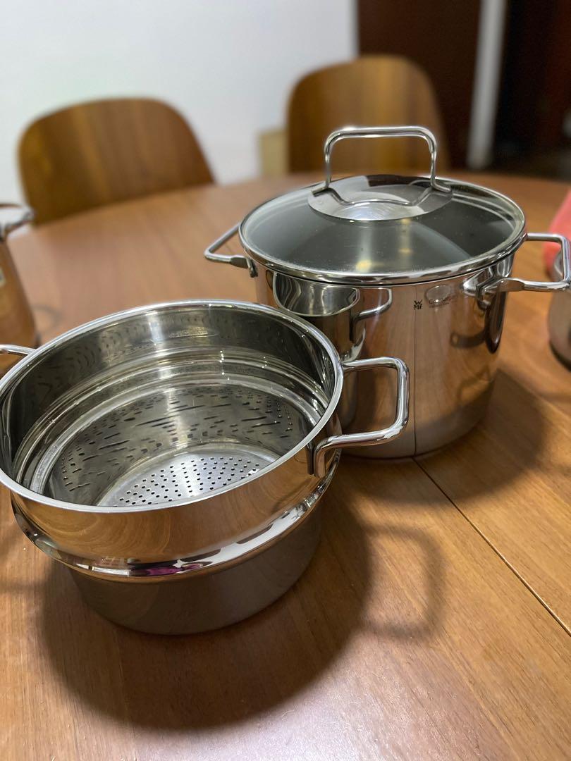 WMF pasta pot with glass lid, 20cm, Furniture & Home Living ...
