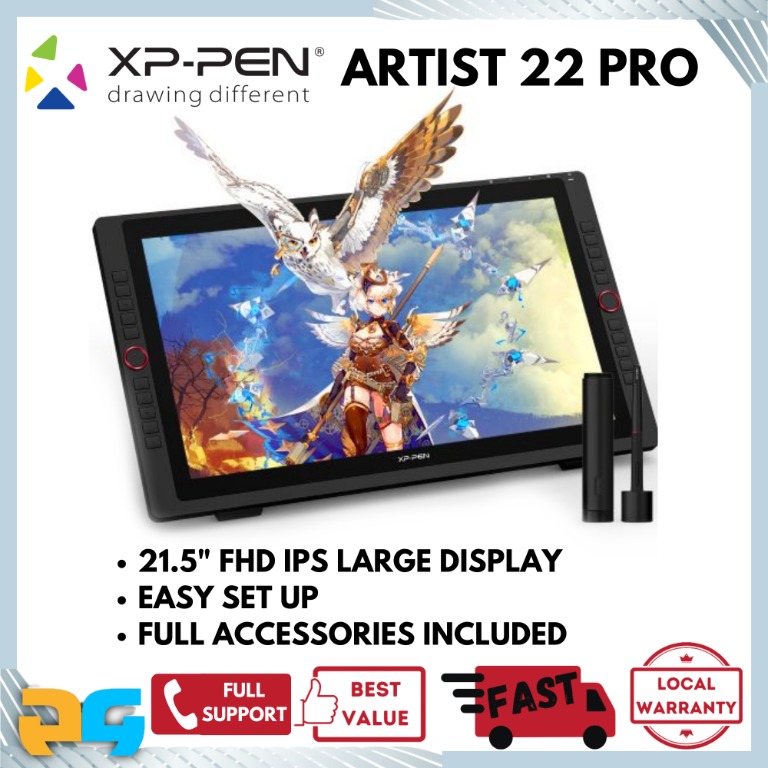 XP Pen Artist 22R Pro Drawing Tablet, Computers & Tech, Parts ...