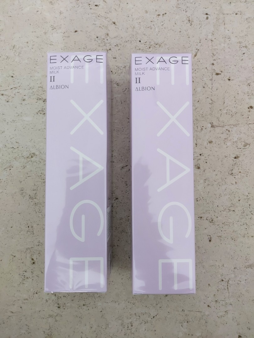 (1 bottle left) Albion EXAGE Moist Advance Milk 2, Beauty & Personal ...
