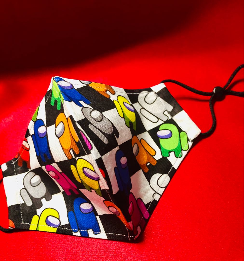 Among Us Mask, Health & Nutrition, Face Masks & Face Shields on Carousell