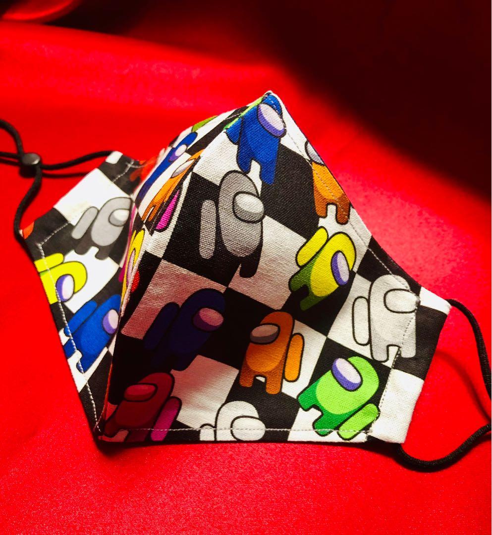 Among Us Mask, Health & Nutrition, Face Masks & Face Shields on Carousell