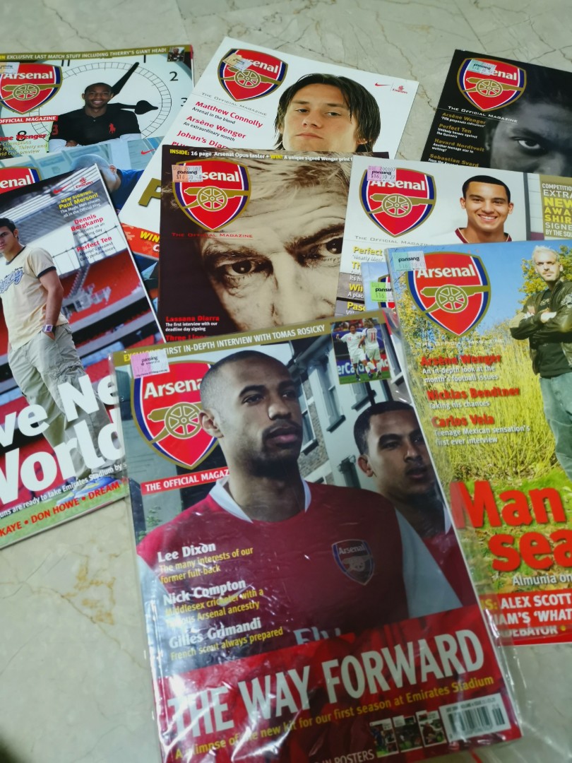 Arsenal Magazines 2006-2007, Hobbies & Toys, Books & Magazines ...