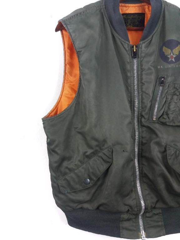 Avirex Military Vest : u.s Air Force, Men's Fashion, Tops & Sets, Vests ...