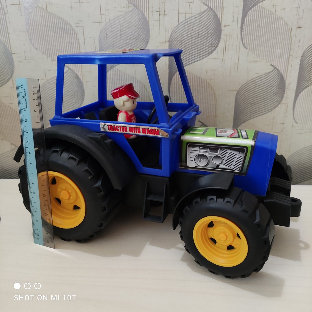 Big blue tractor #HargaPadu, Hobbies & Toys, Toys & Games on Carousell