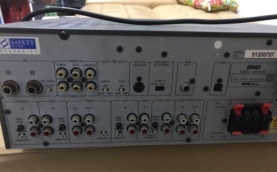 BMB Amplifier DAR-800, Audio, Other Audio Equipment on Carousell