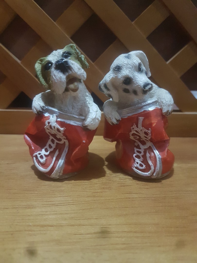 COCA COLA DOGS FIGURINES OR DISPLAY, Hobbies & Toys, Stationary & Craft ...