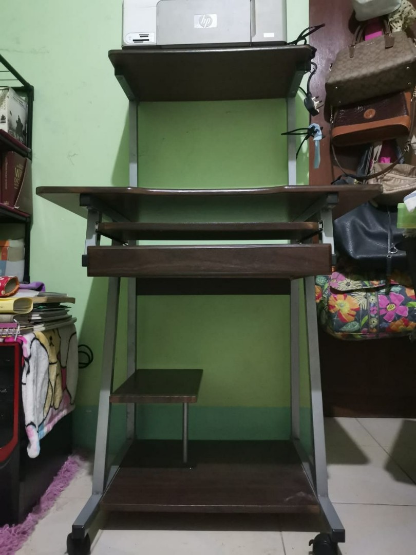 Computer table w/ FREE HP printer Bundle, Furniture & Home Living ...