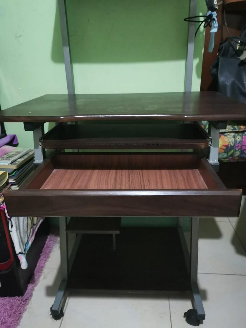 Computer table w/ FREE HP printer Bundle, Furniture & Home Living ...