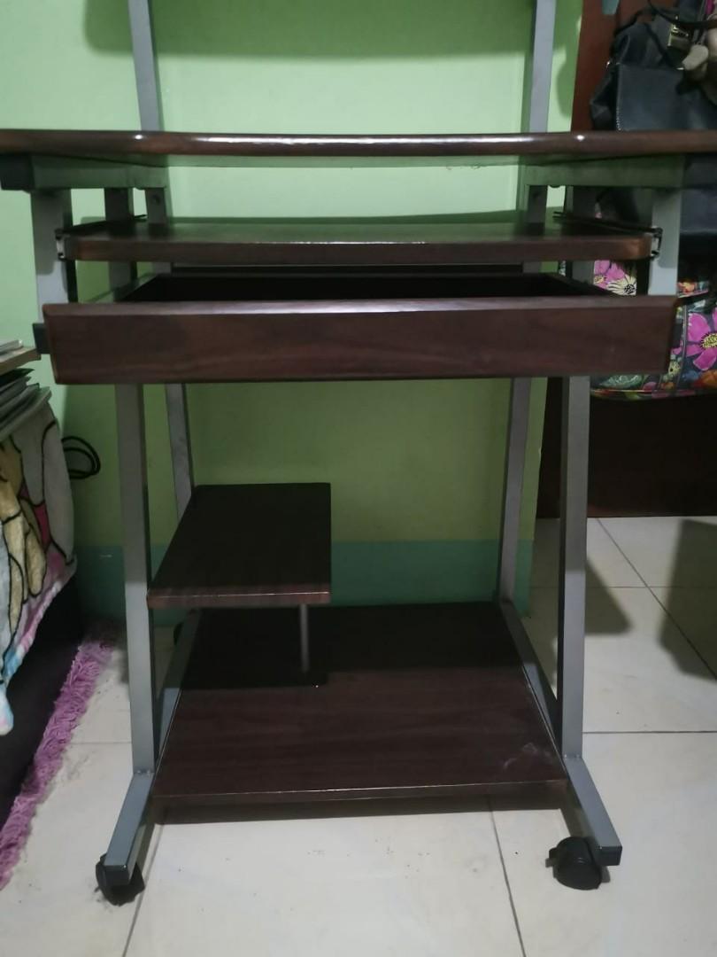 Computer table w/ FREE HP printer Bundle, Furniture & Home Living ...