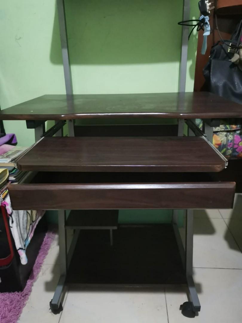 Computer table w/ FREE HP printer Bundle, Furniture & Home Living ...