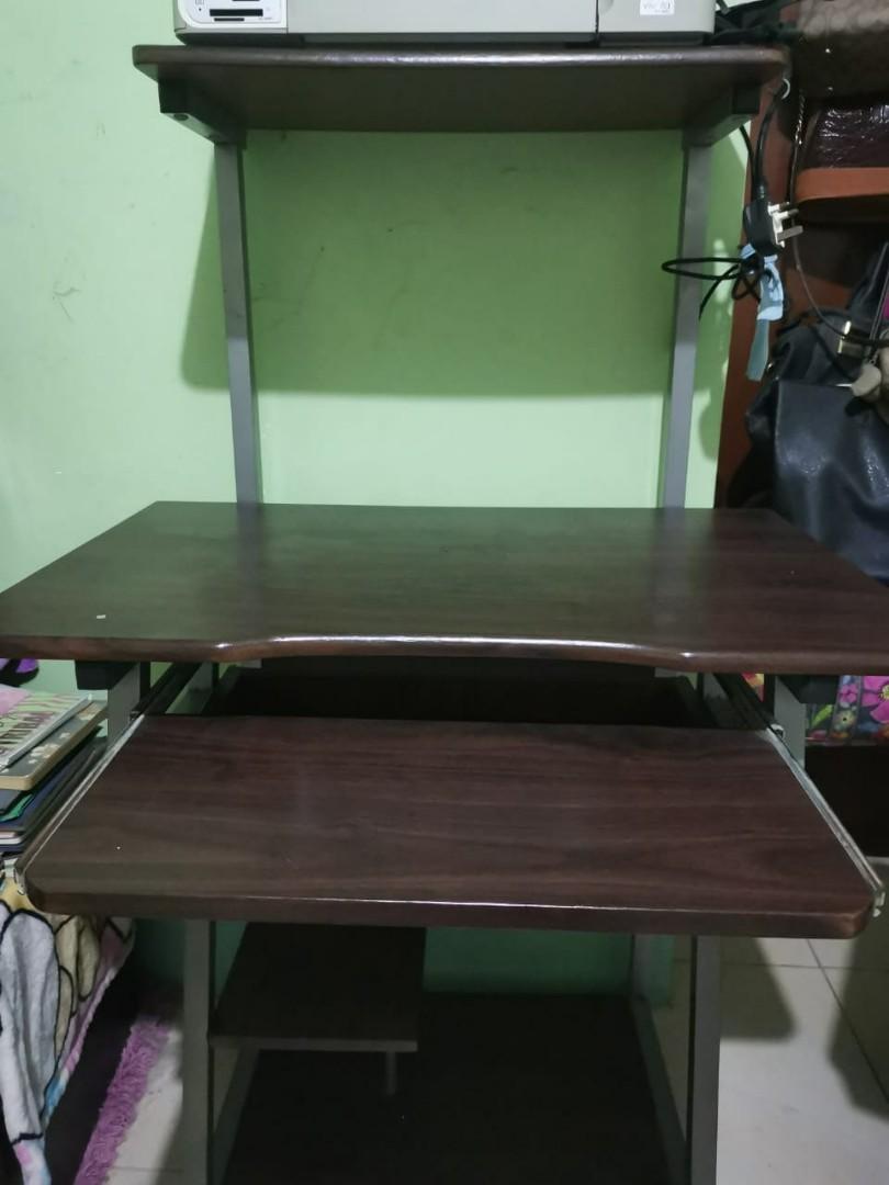 Computer table w/ FREE HP printer Bundle, Furniture & Home Living ...