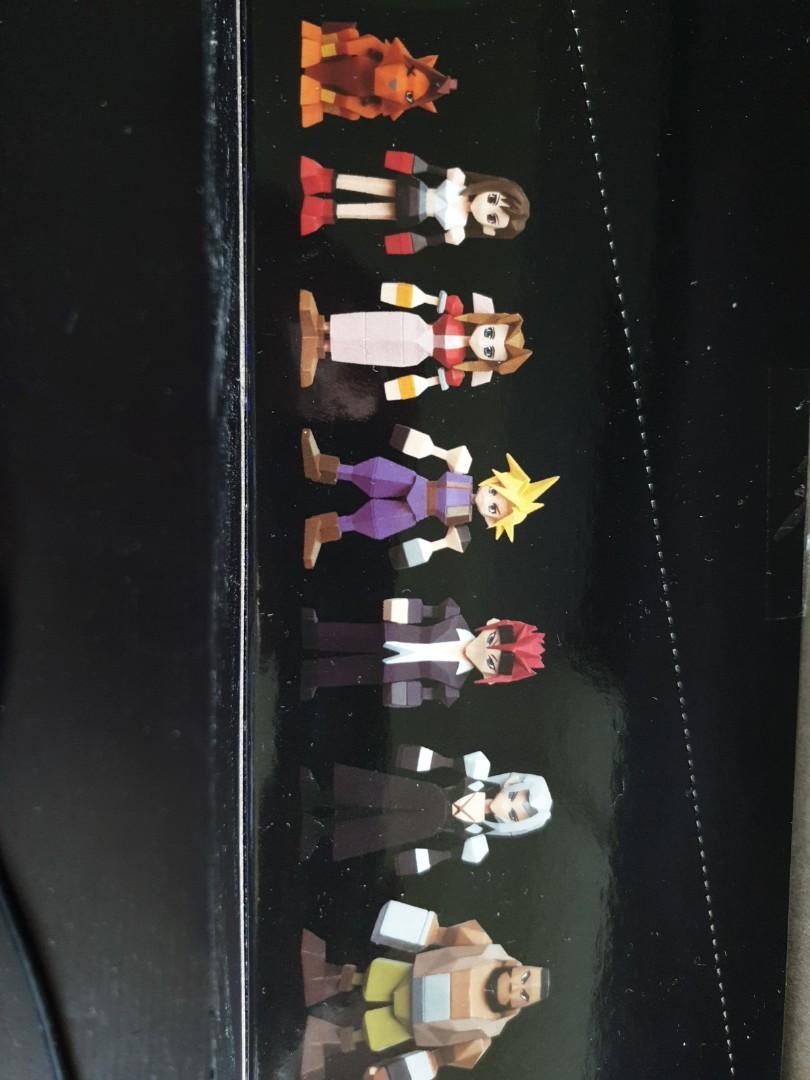 Ff7 polygon figures (official from square Enix store), Hobbies & Toys ...