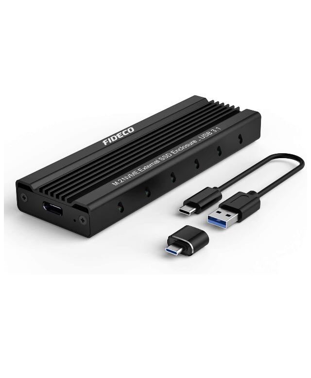 Fideco NVME SSD Enclosure, Computers & Tech, Parts & Accessories, Hard ...