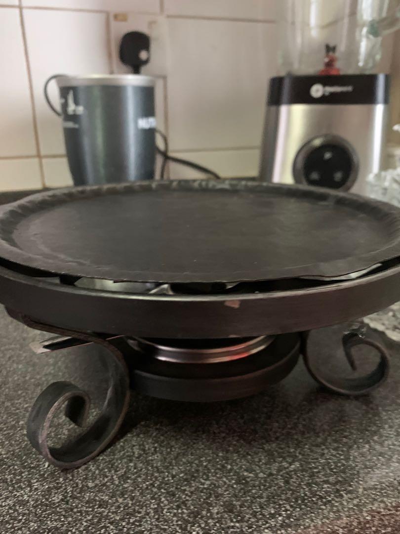 French fondue set with hot stone grill, TV & Home Appliances, Kitchen ...