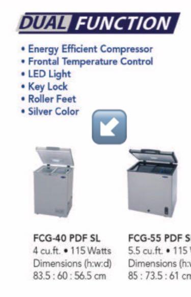 Fujidenzo Chest Freezer, TV & Home Appliances, Kitchen Appliances ...
