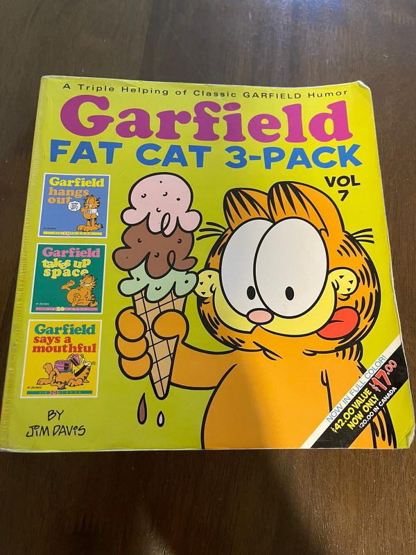 Garfield 3 pack comic book, Books & Stationery, Comics & Manga on Carousell