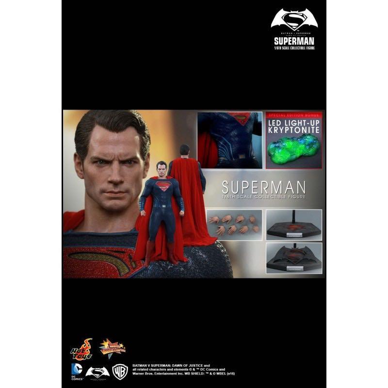 Hot Toys BvS Trinity (Superman, Batman, Wonder Woman), Hobbies & Toys ...