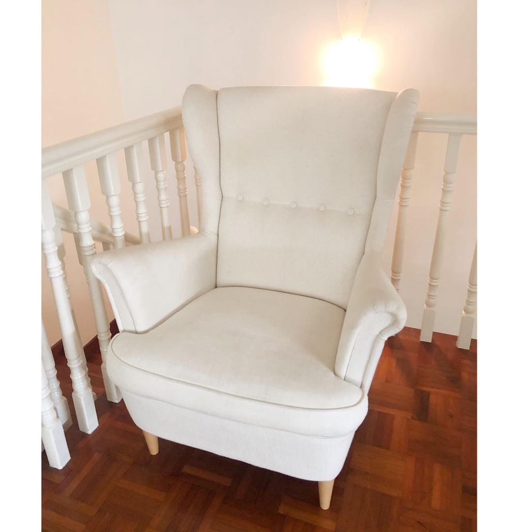 IKEA Strandmon Arm / Lounge chair, Furniture & Home Living, Furniture ...