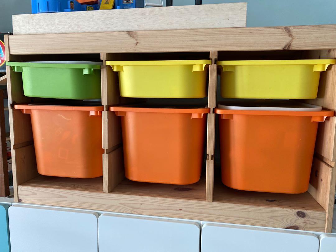 IKEA Trofast, Furniture, Shelves & Drawers on Carousell